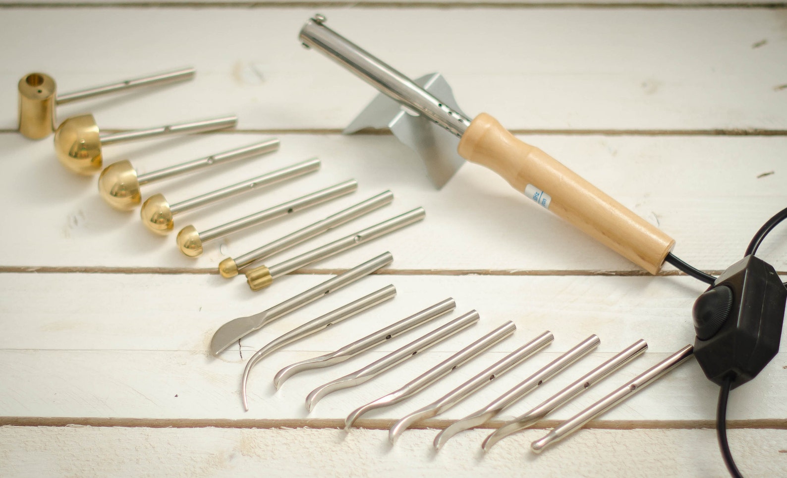 20 Items. Professional Flower Making Set of 16 Tools + Soldering Iron ...