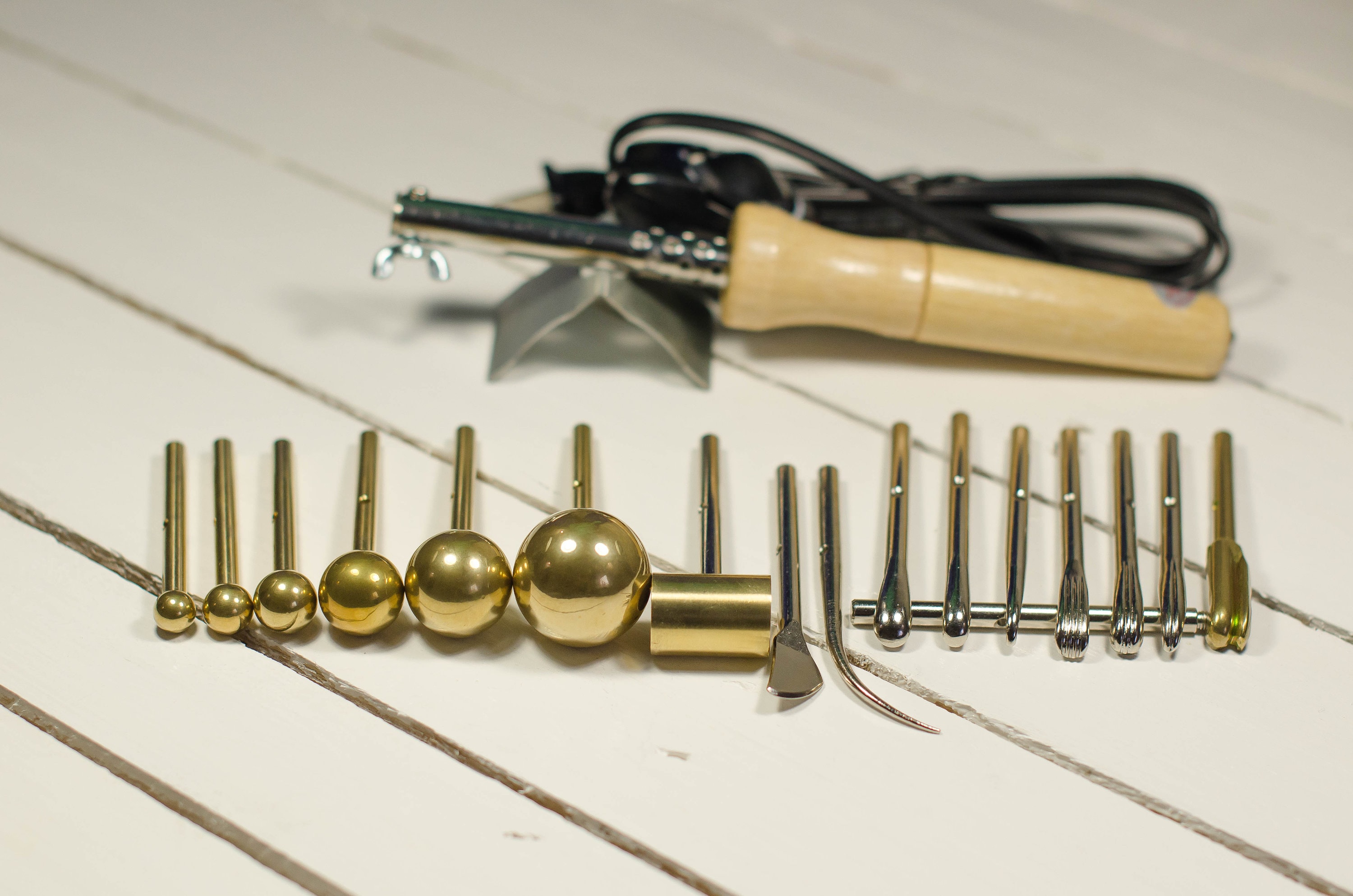 Professional Flower Making Set Scope of 16 Tools + Soldering Iron ...