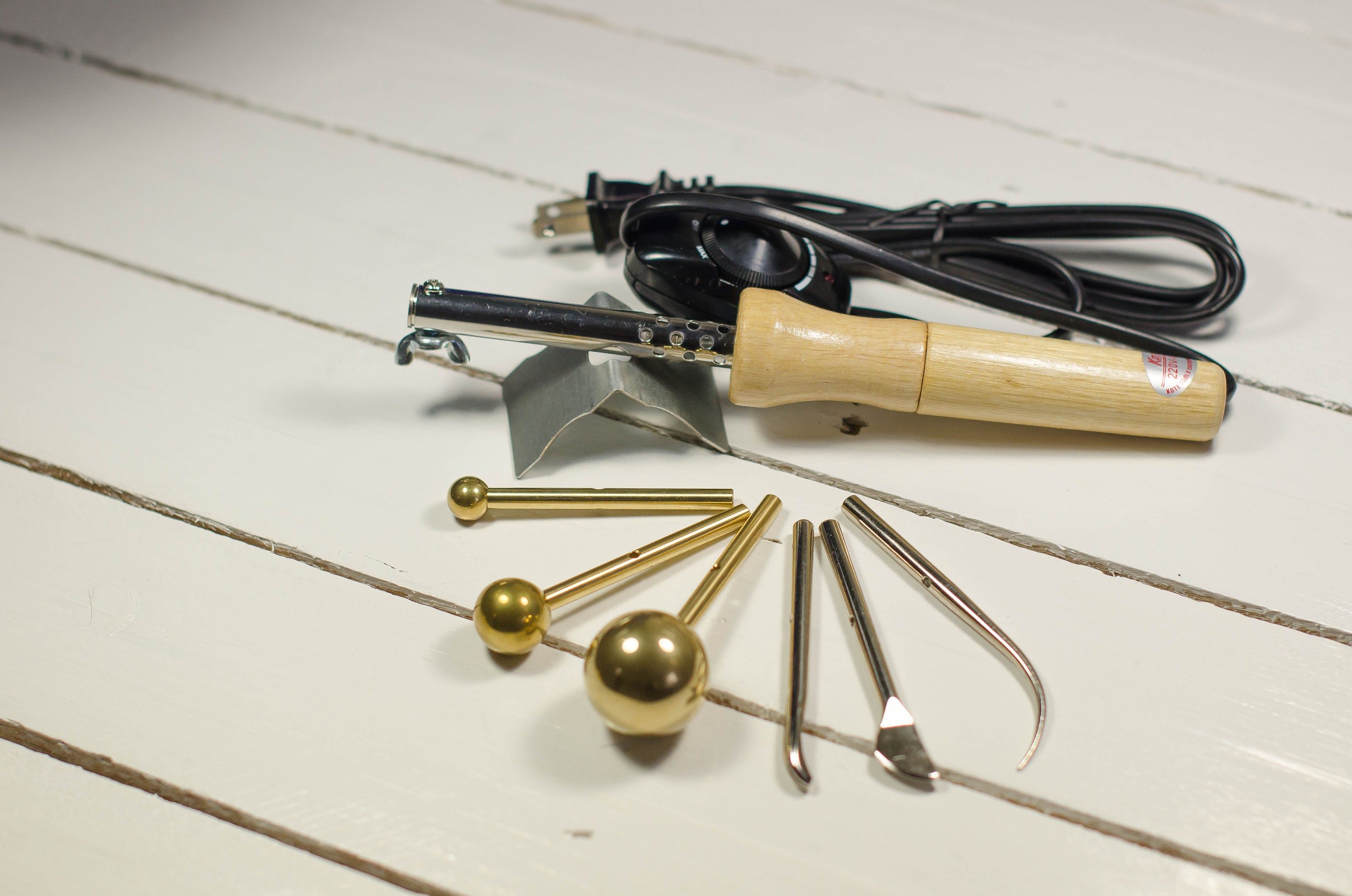 8 Items. Flower Making Set of 6 Tools + Soldering Iron (high Quality ...