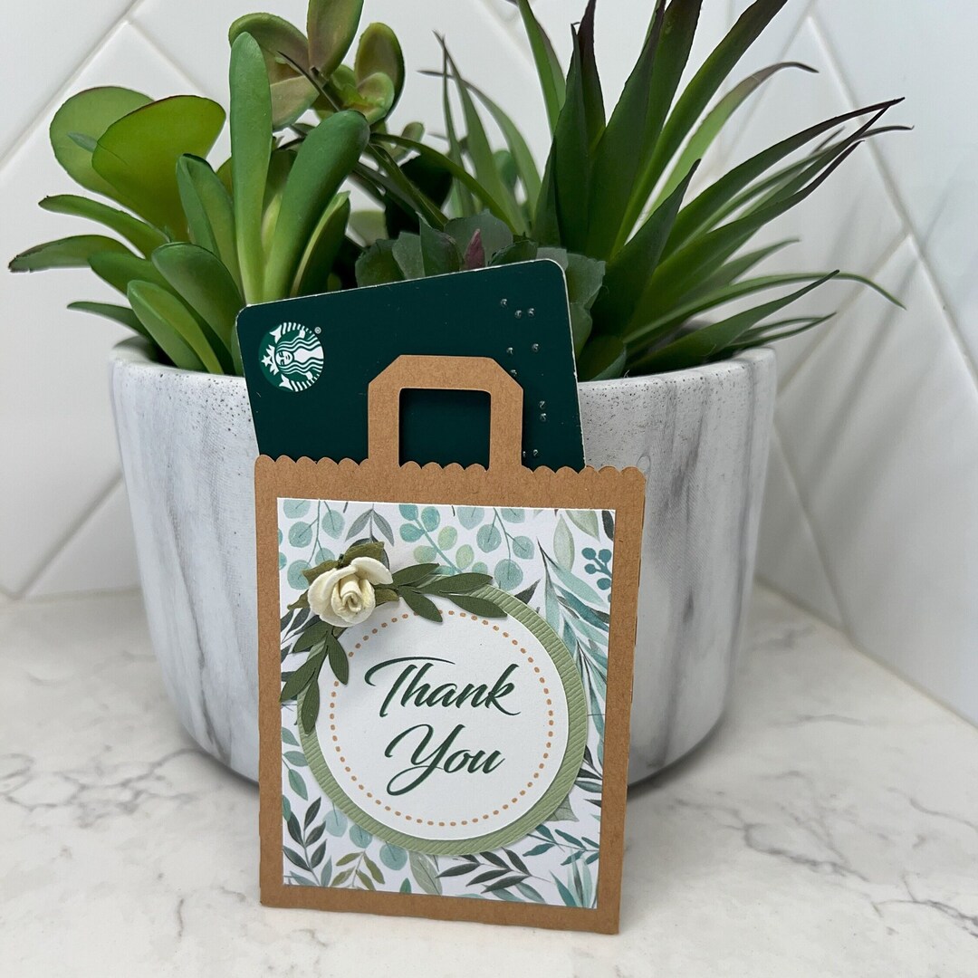 Thank You Gift Card Holder Thank You Gift Card Bag Thank - Etsy