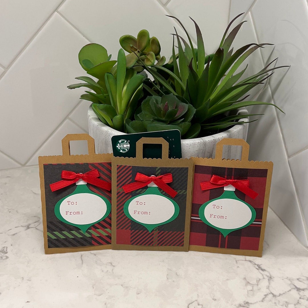 Set of 3 Christmas Gift Card Holders, Christmas Gift Card Bag ...