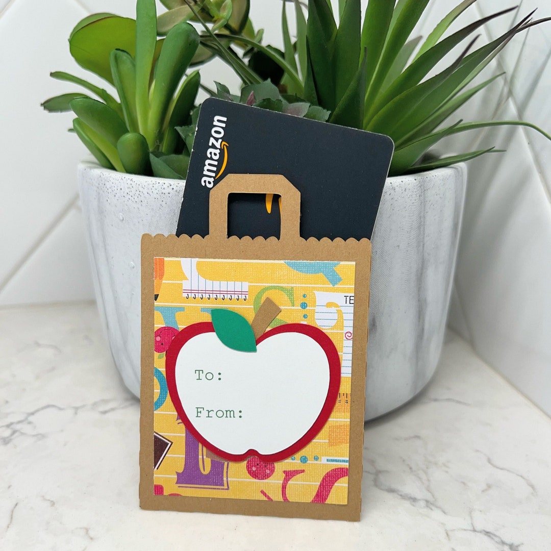 Teacher Gift Card Holder - Back to School Gift Card Holder - First Day ...