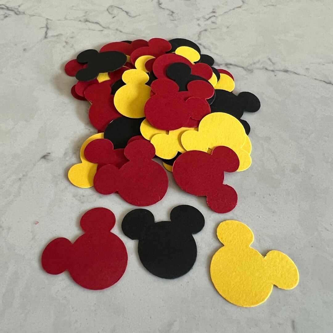 Mickey Mouse Confetti - Mickey Confetti - Mickey Mouse Party - Mickey ...