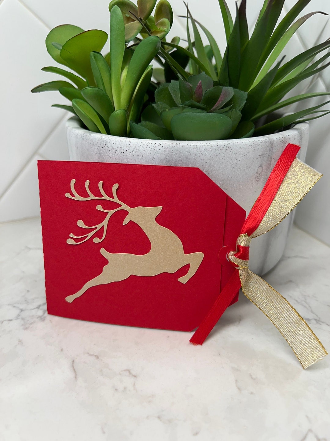 FREE SHIP Christmas Gift Card Holder Christmas Gift Packaging Gift Card ...
