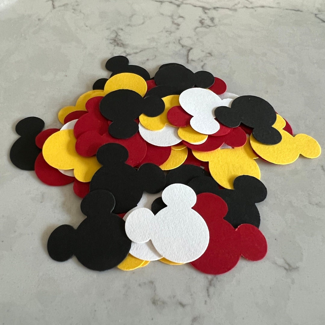 Mickey Confetti - Mickey Mouse Party - Mickey Birthday Decor - Mickey ...