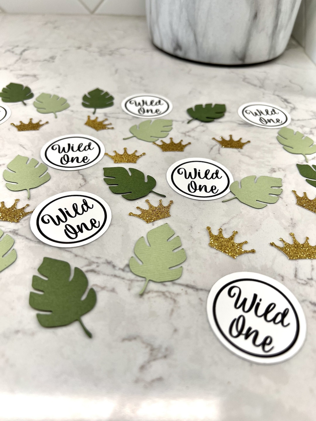 Wild One Confetti, Jungle Party Decorations, Wild One Birthday, Wild ...