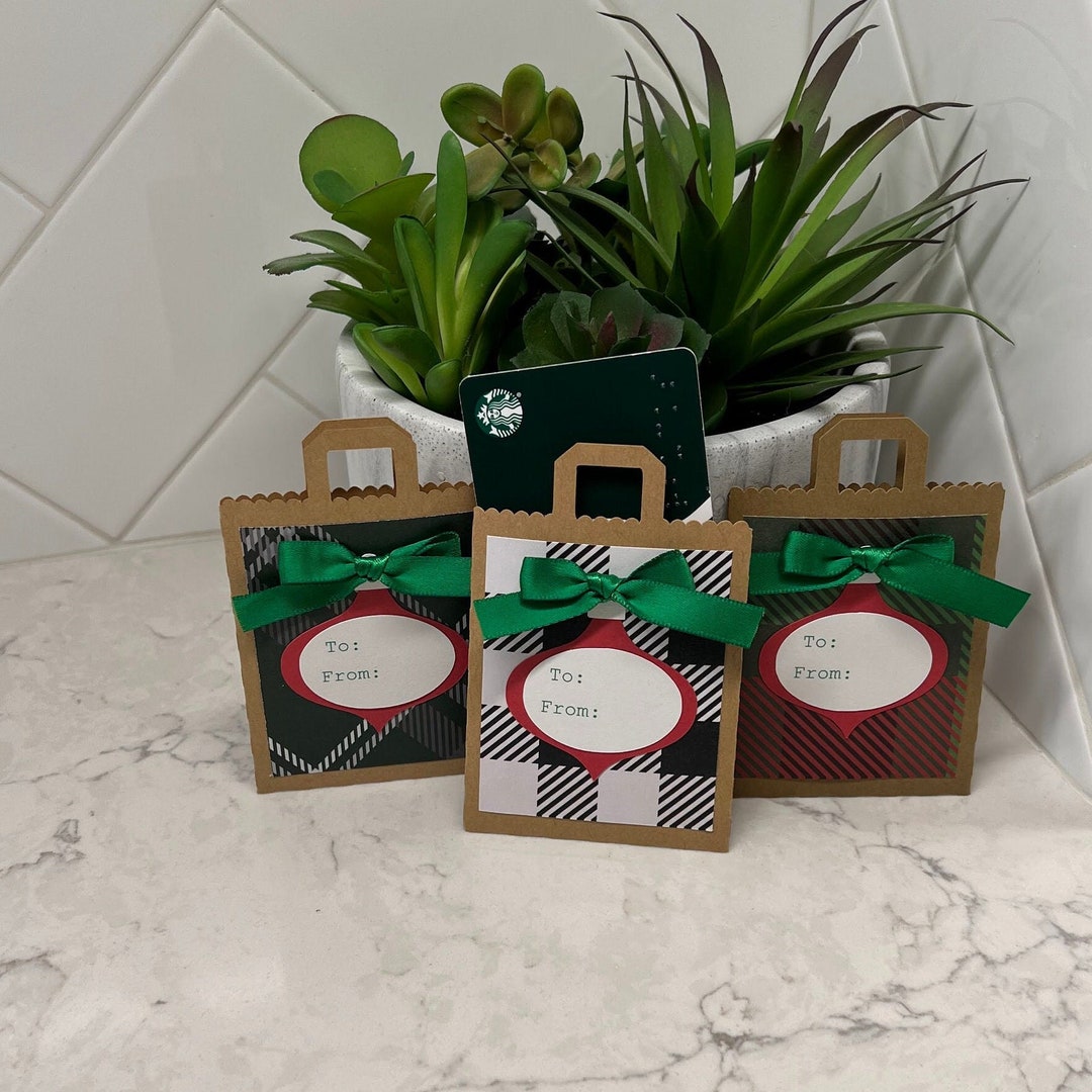 Set of 3 Christmas Gift Card Holders Christmas Gift Card Bag Xmas Gift ...