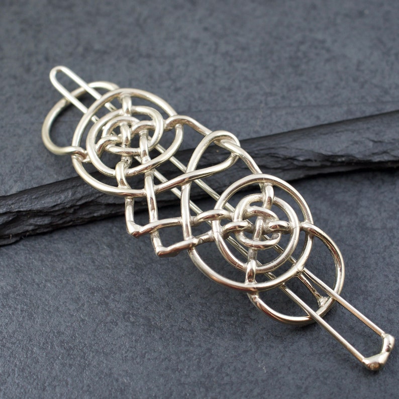 Celtic Knot Barrette - Etsy