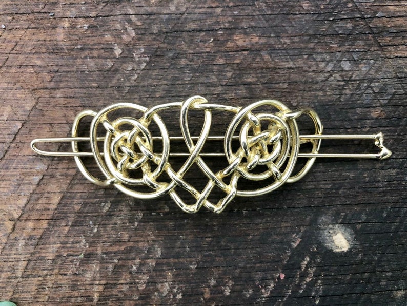 Celtic Knot Barrette | Etsy