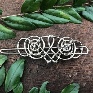 Celtic Knot Barrette - Etsy