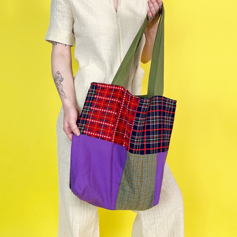 Upcycled Tote Bag - Etsy