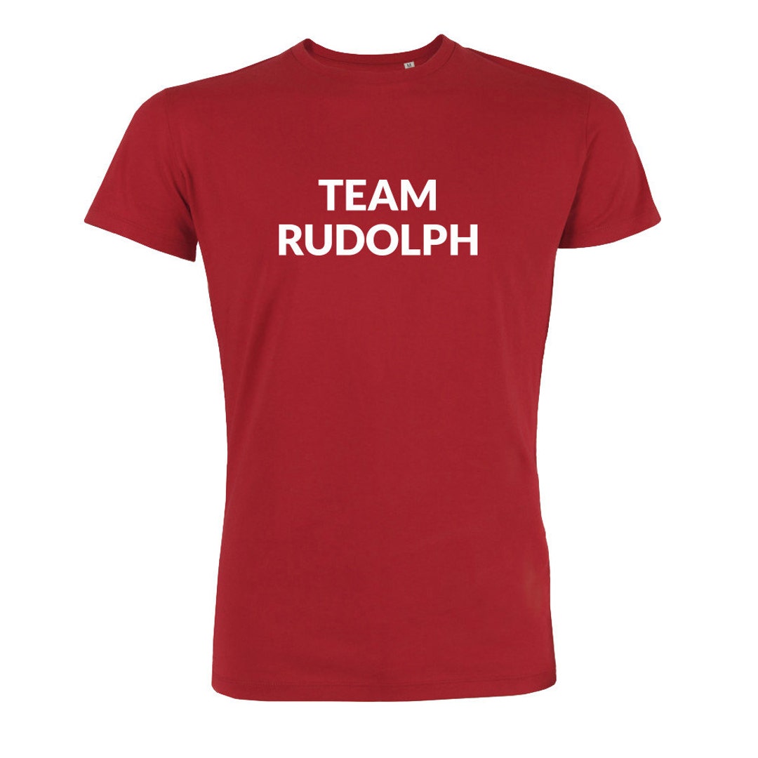 Men's Christmas Team Rudolph T-shirt Christmas T-shirt - Etsy