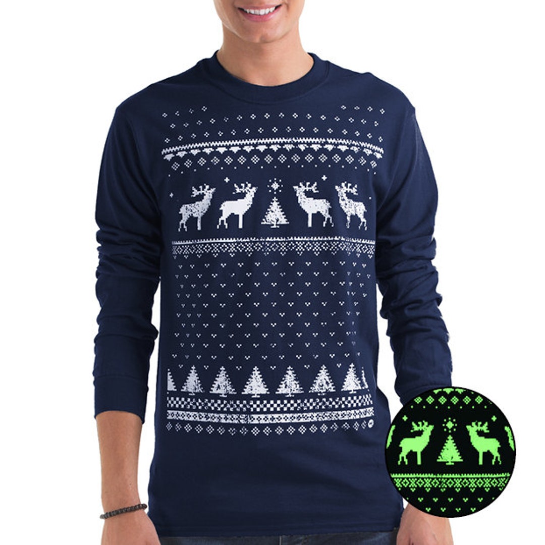 Mens / Christmas / Christmas Jumper Style Tee / Christmas T-shirt ...