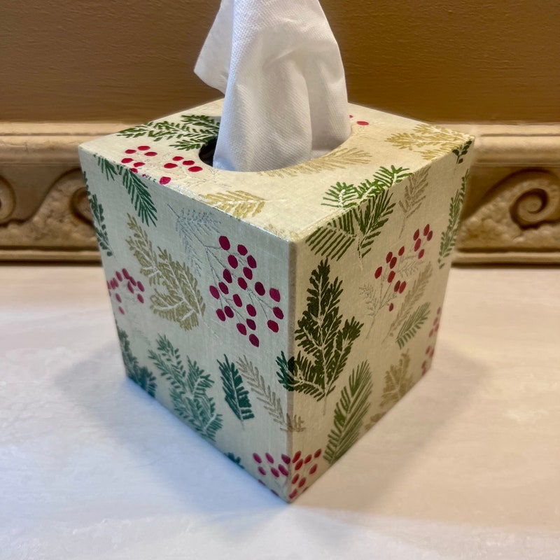 Tissue Christmas Box - Etsy