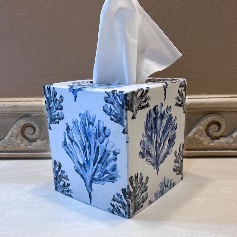 Linen Tissue Box Cover - Etsy