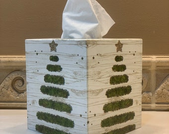 Christmas Chimney Tissue Box Cover - Etsy
