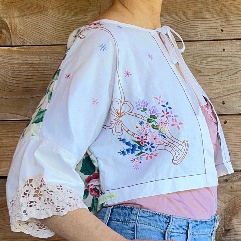 Upcycled Blouse - Etsy