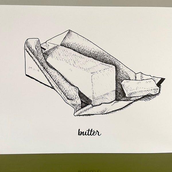 Stick of Butter Print - Etsy