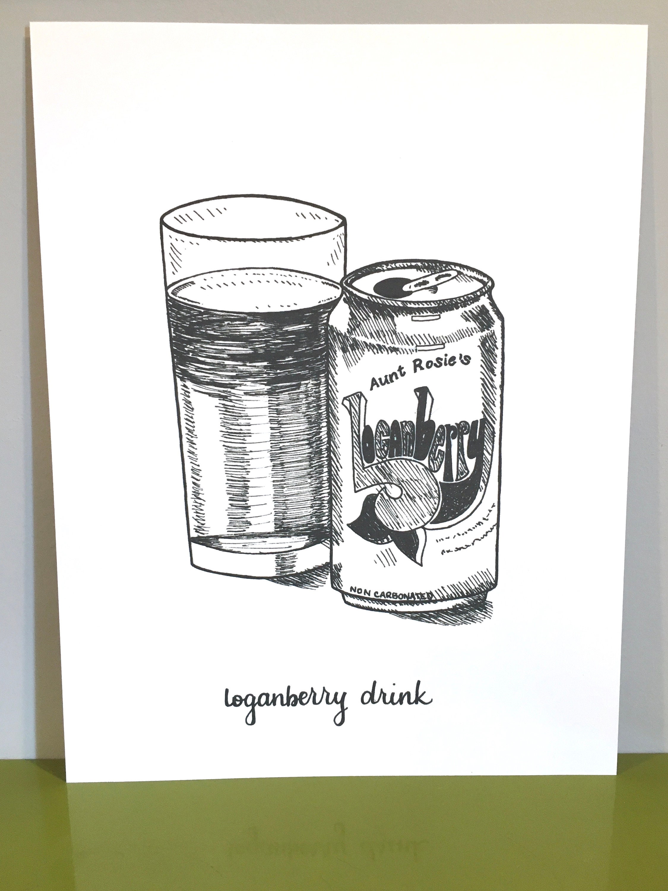 Art & Collectibles Prints Digital Prints Buffalo Loganberry Drink Print ...