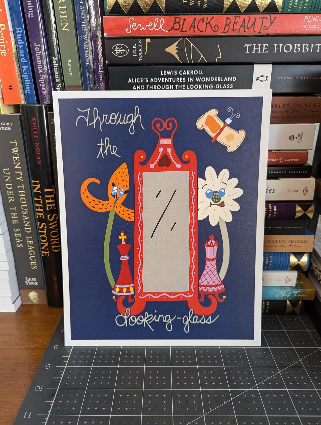 Through the Looking-glass Art Print, Alice in Wonderland Art Print ...