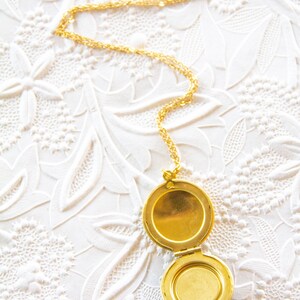 Liberty of London Fabric Button Locket Necklaces- With Gold Chain ...