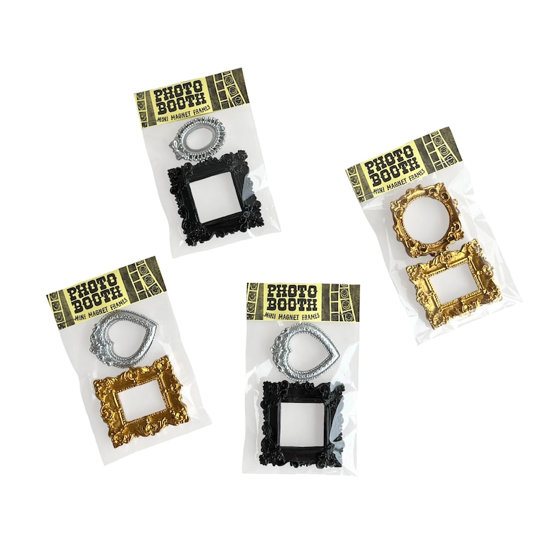 Mini Photobooth Magnet Frames - Etsy