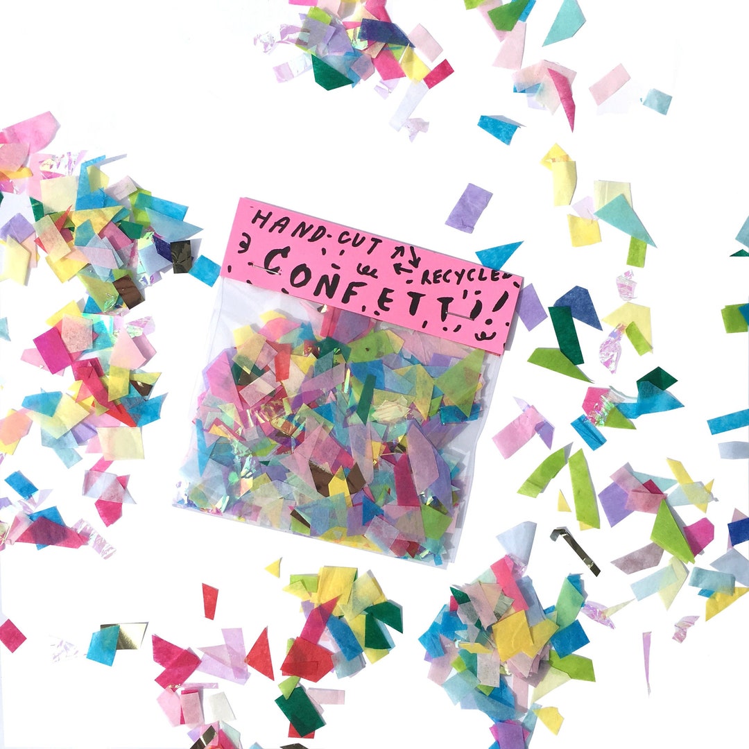 Hand-cut Confetti Pack Recycled - Etsy