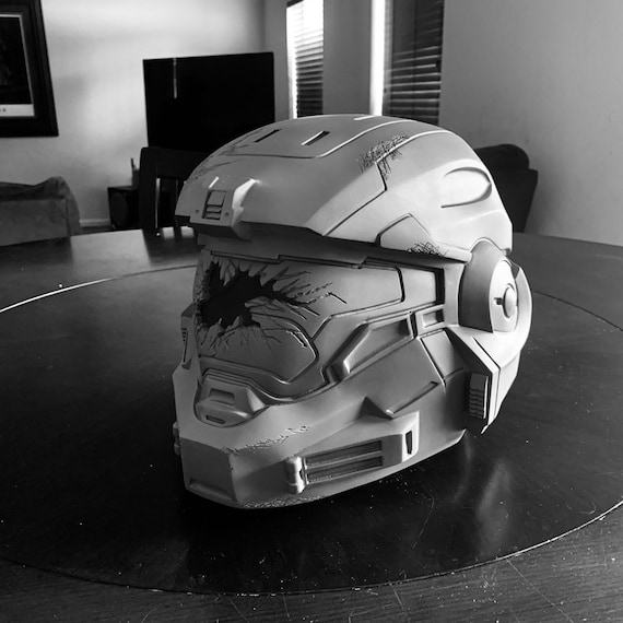Halo Reach Helmets For Sale Reach Noble 6 Helmet 3D Print Files