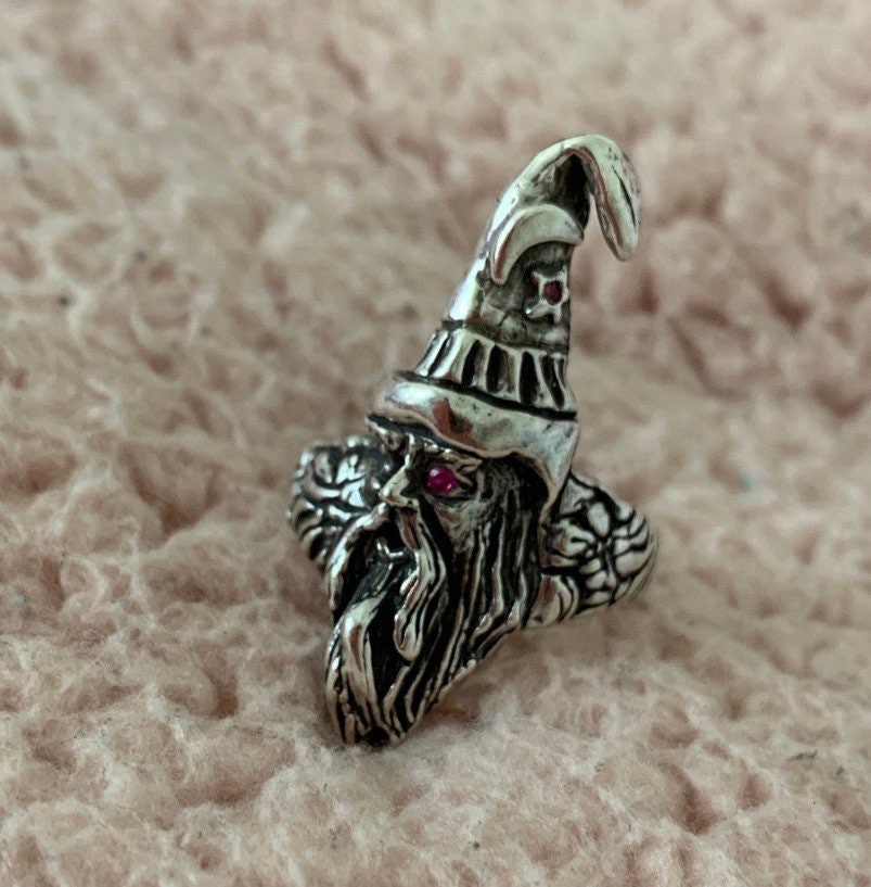 Sterling Wizard Ring Tombstone Silverworks Last of Stock - Etsy