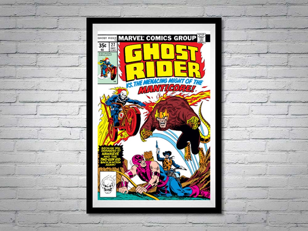 Ghost Rider Issue 27 Comic Book Poster Manticore Hawkeye Two-gun Kid - Etsy