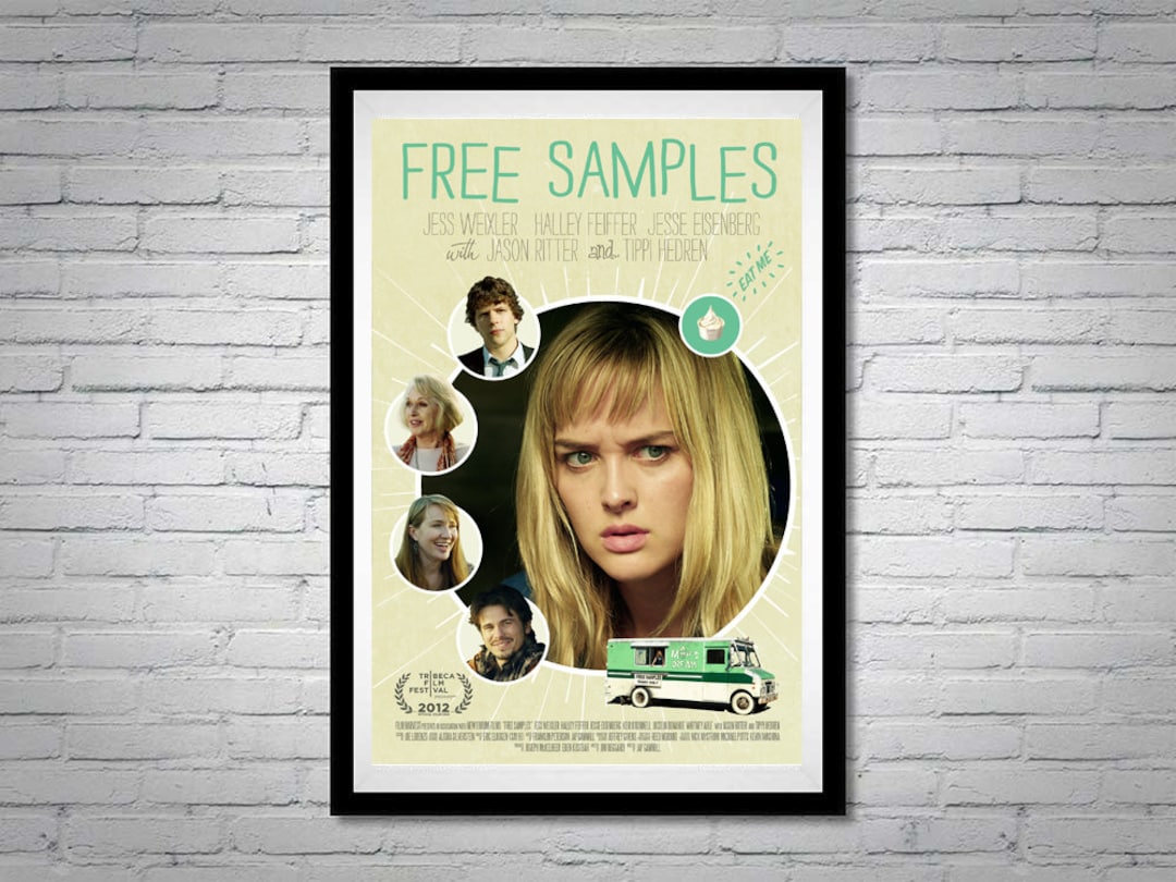Free Samples Movie Poster Jesse Weixler Jesse Eisenberg - Etsy