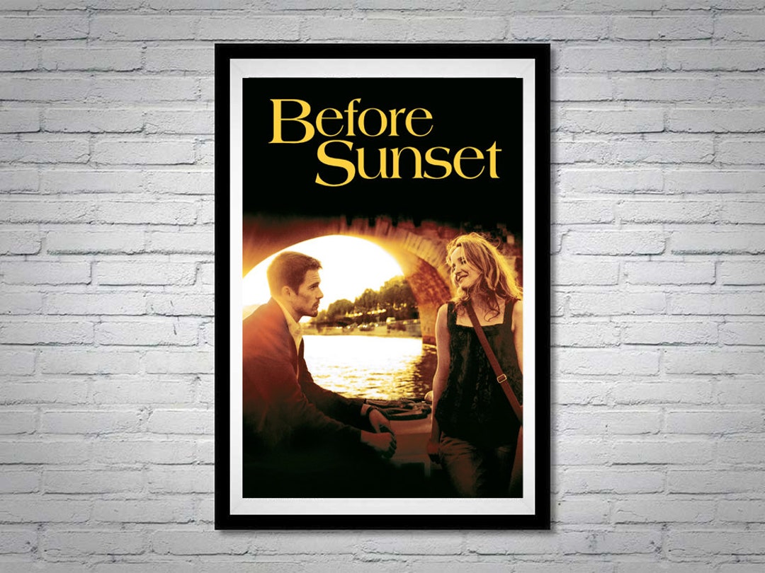Before Sunset Movie Poster Ethan Hawke Julie Delpy - Etsy