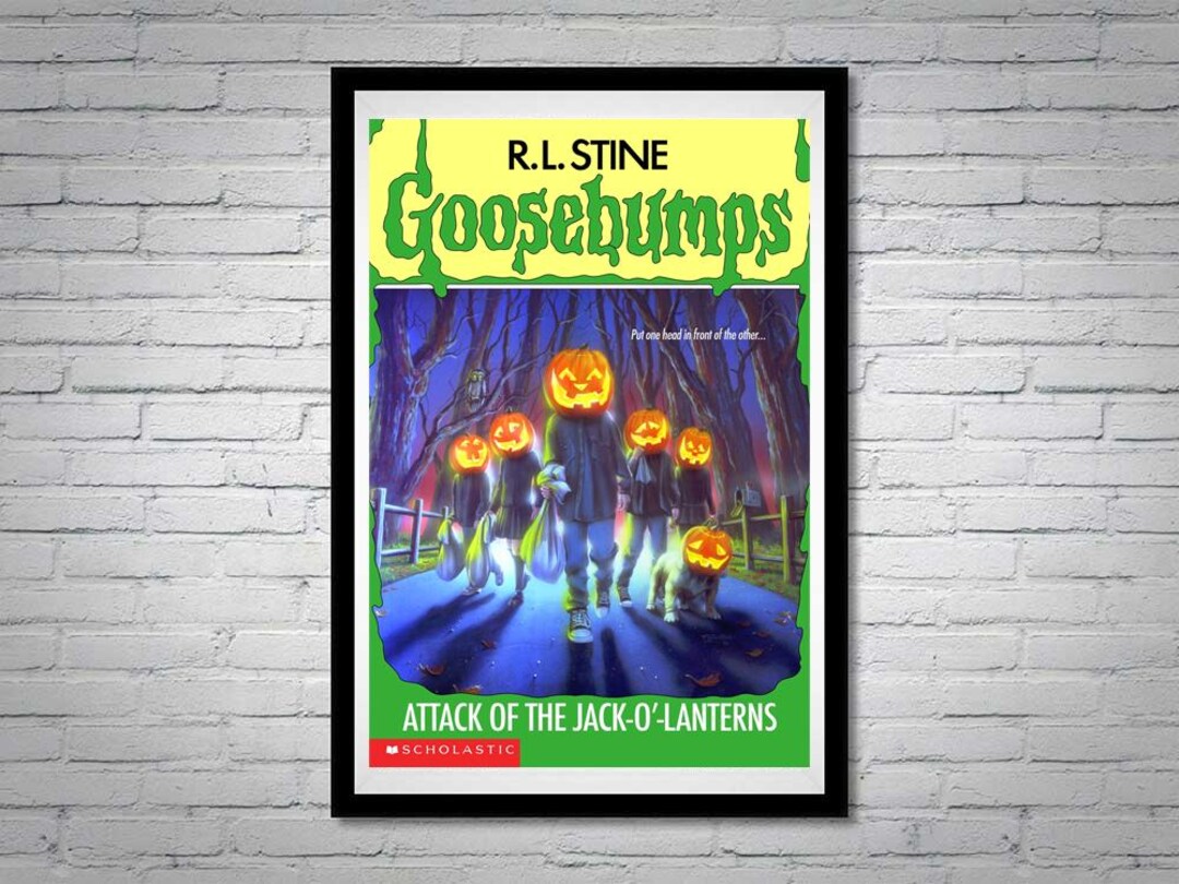 Goosebumps Attack of the Jack-o'-lanterns Book Cover Poster Art - Etsy