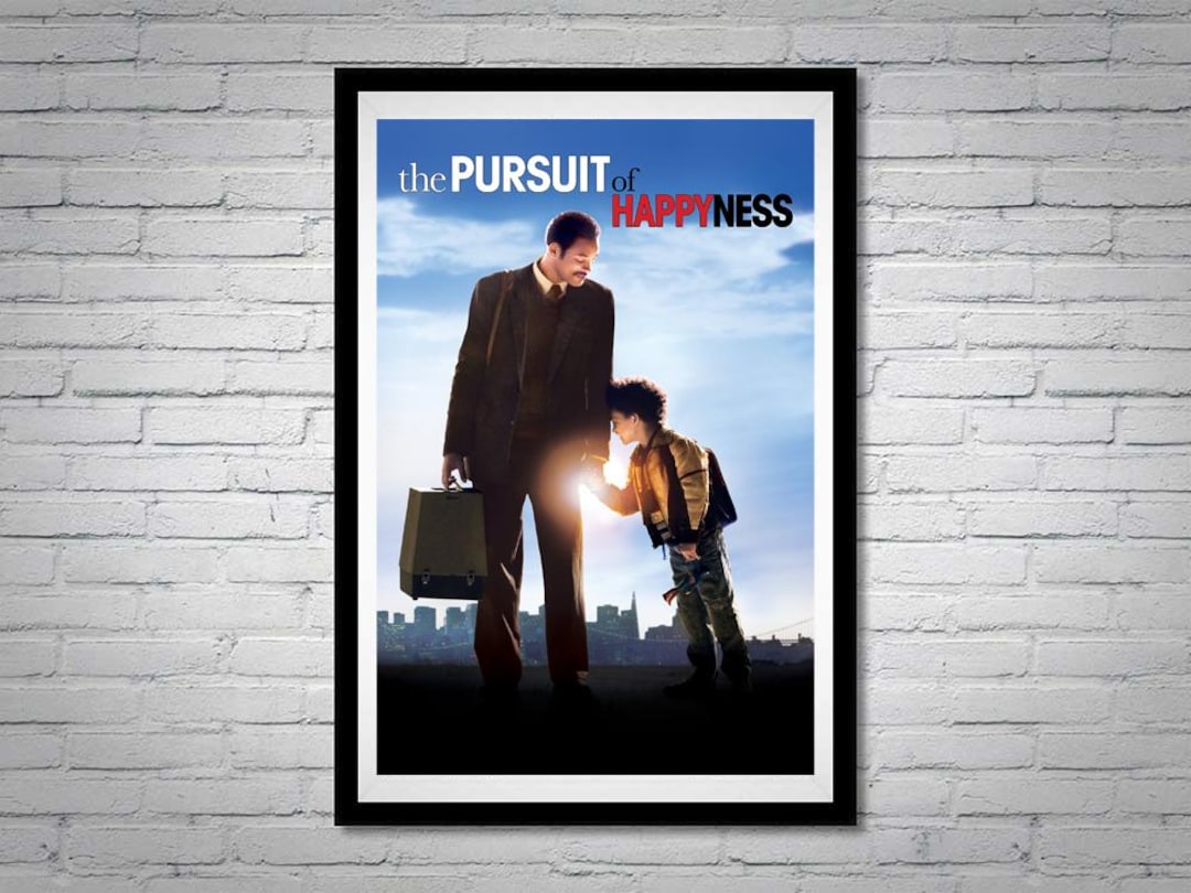 The Pursuit of Happiness Movie Poster Will Smith - Etsy
