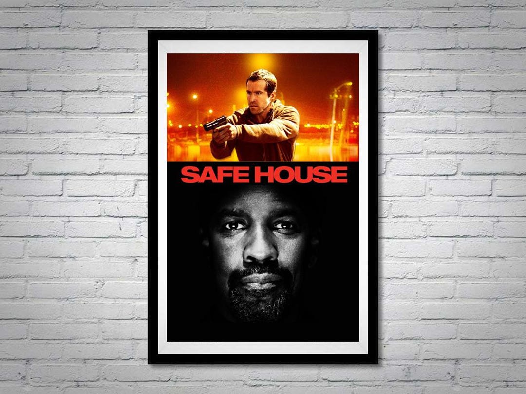 Safe House Movie Poster Denzel Washington Ryan Reynolds - Etsy