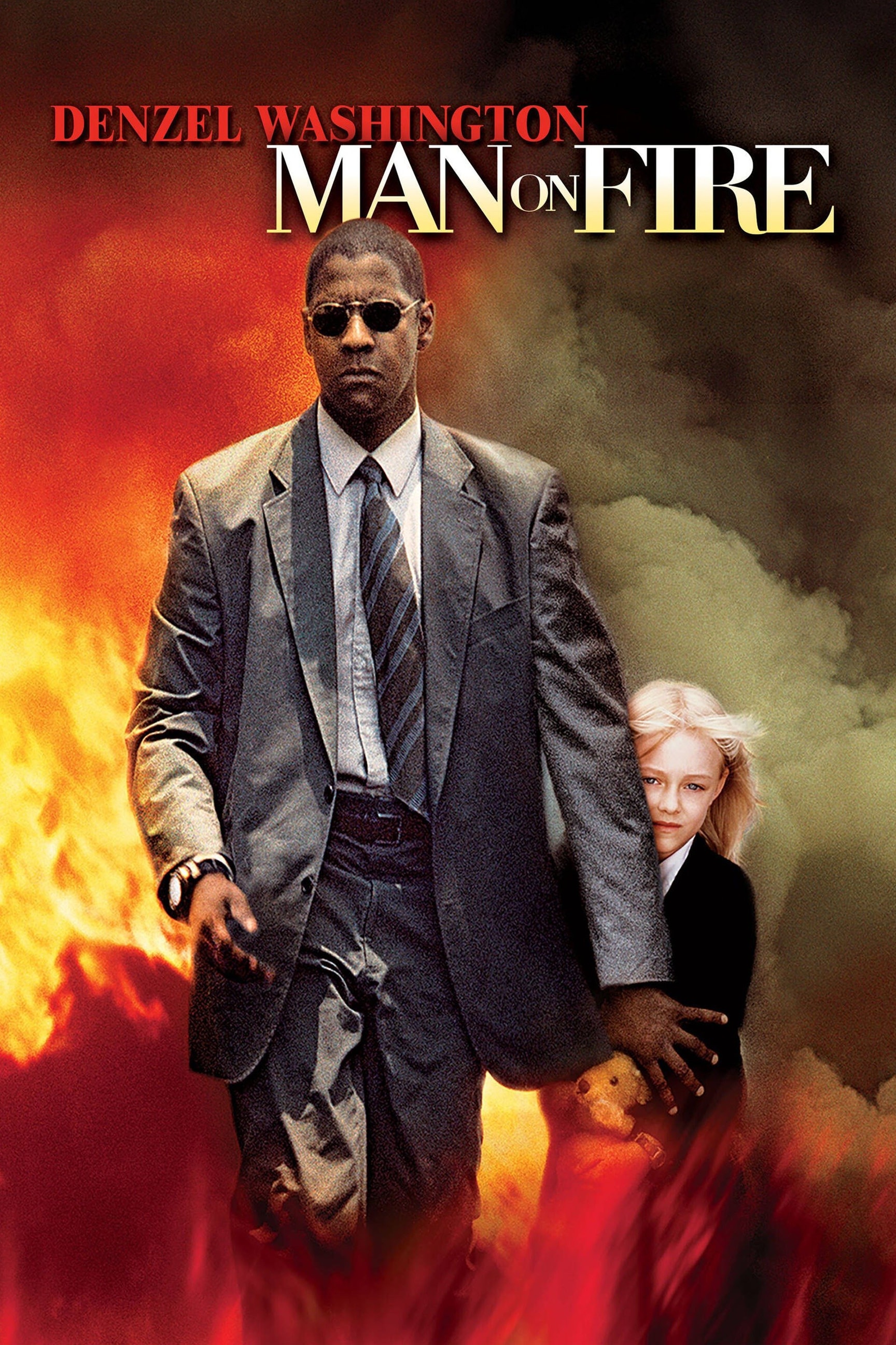 Man on Fire Movie Poster Denzel Washington - Etsy