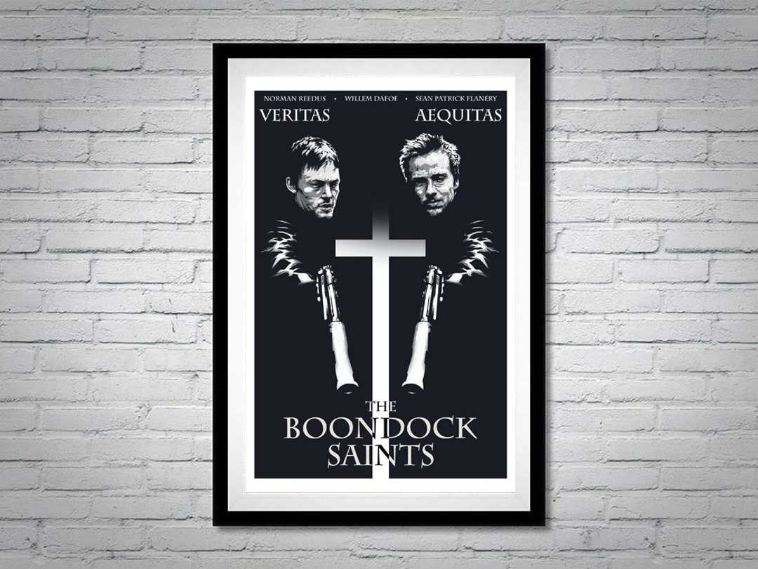 The Boondock Saints Cross Movie Poster Sean Patrick Flanery Norman ...
