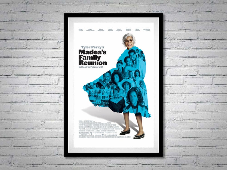 Madea's Family Reunion Movie Poster Tyler Perry - Etsy
