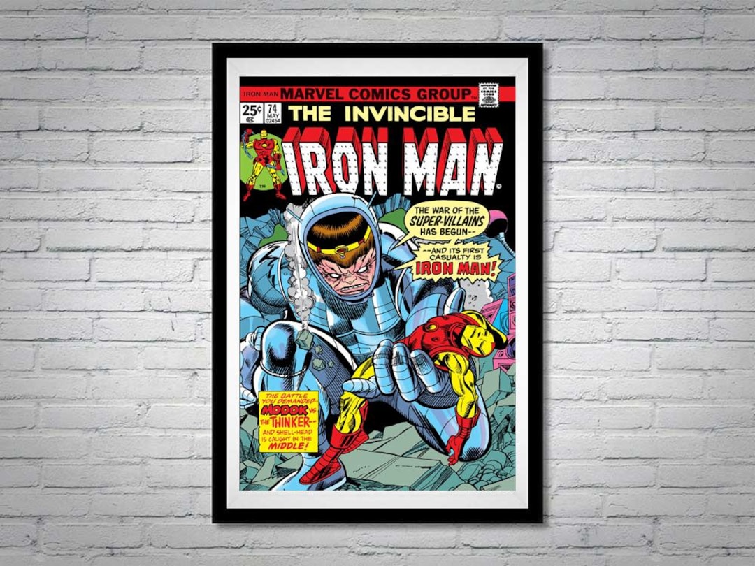 The Invincible Iron Man Issue 74 Comic Book Poster MODOK - Etsy