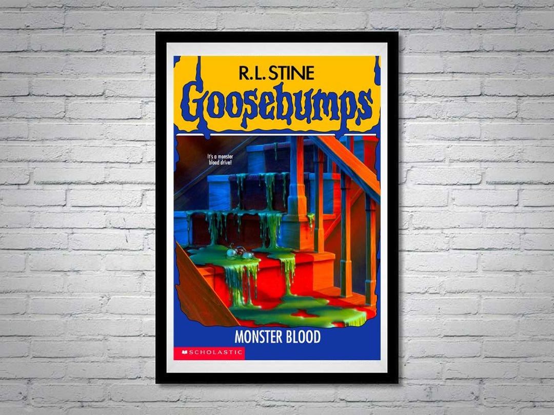 Goosebumps Monster Blood Book Cover Poster Art - Etsy