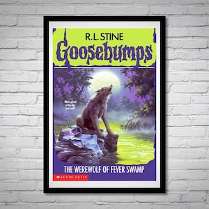 Goosebumps the Werewolf of Fever Swamp Book Cover Poster Art - Etsy