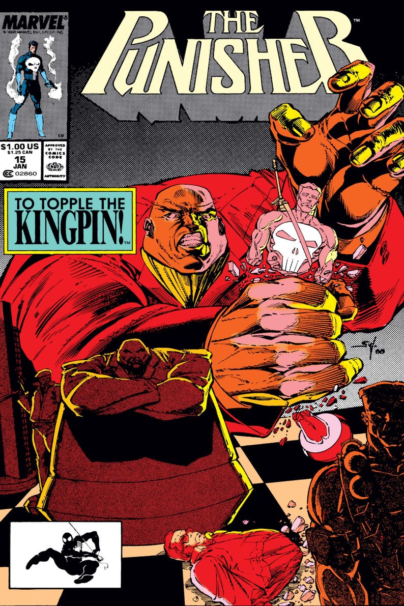 The Punisher Issue 15 Comic Book Poster Topple the Kingpin - Etsy
