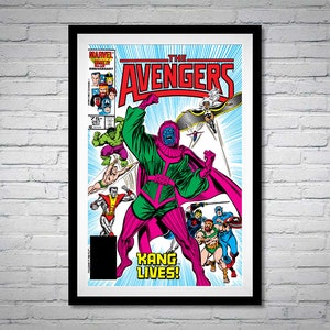 The Avengers Issue 267 Comic Book Poster Kang Lives Hercules Black ...