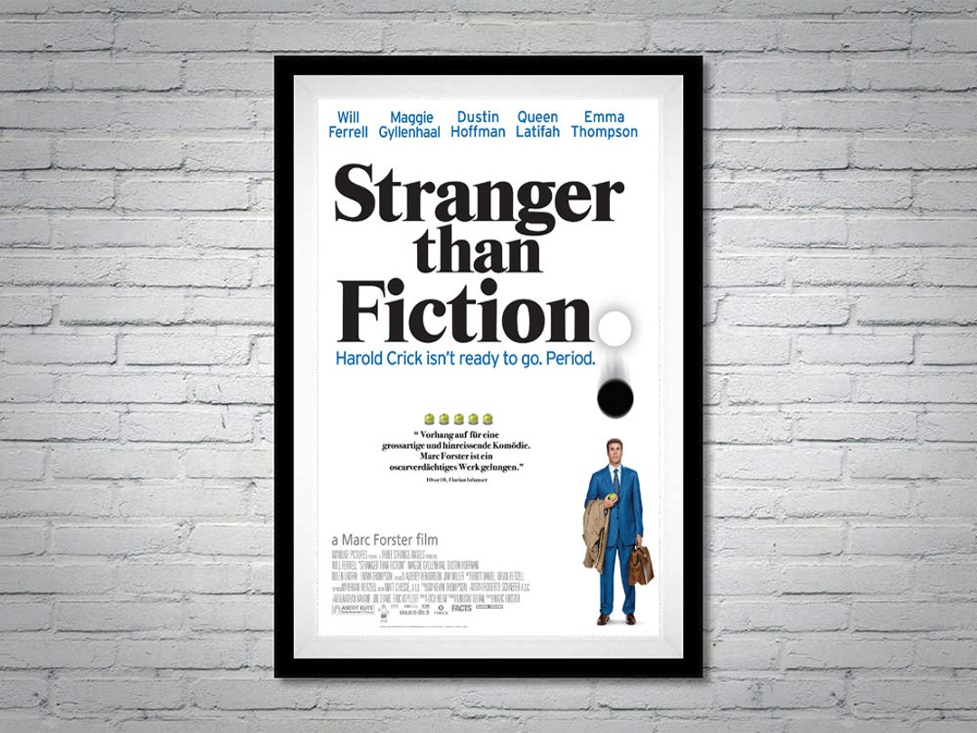 Stranger Than Fiction Movie Poster Will Ferrell - Etsy