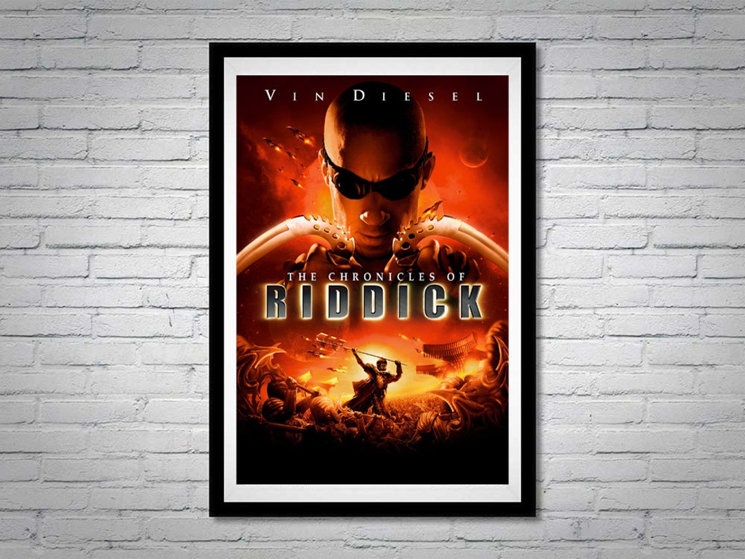 The Chronicles of Riddick Movie Poster Vin Diesel - Etsy