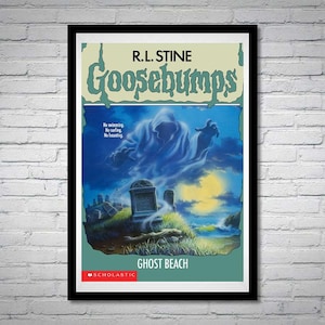 Goosebumps Ghost Beach Book Cover Poster Art - Etsy