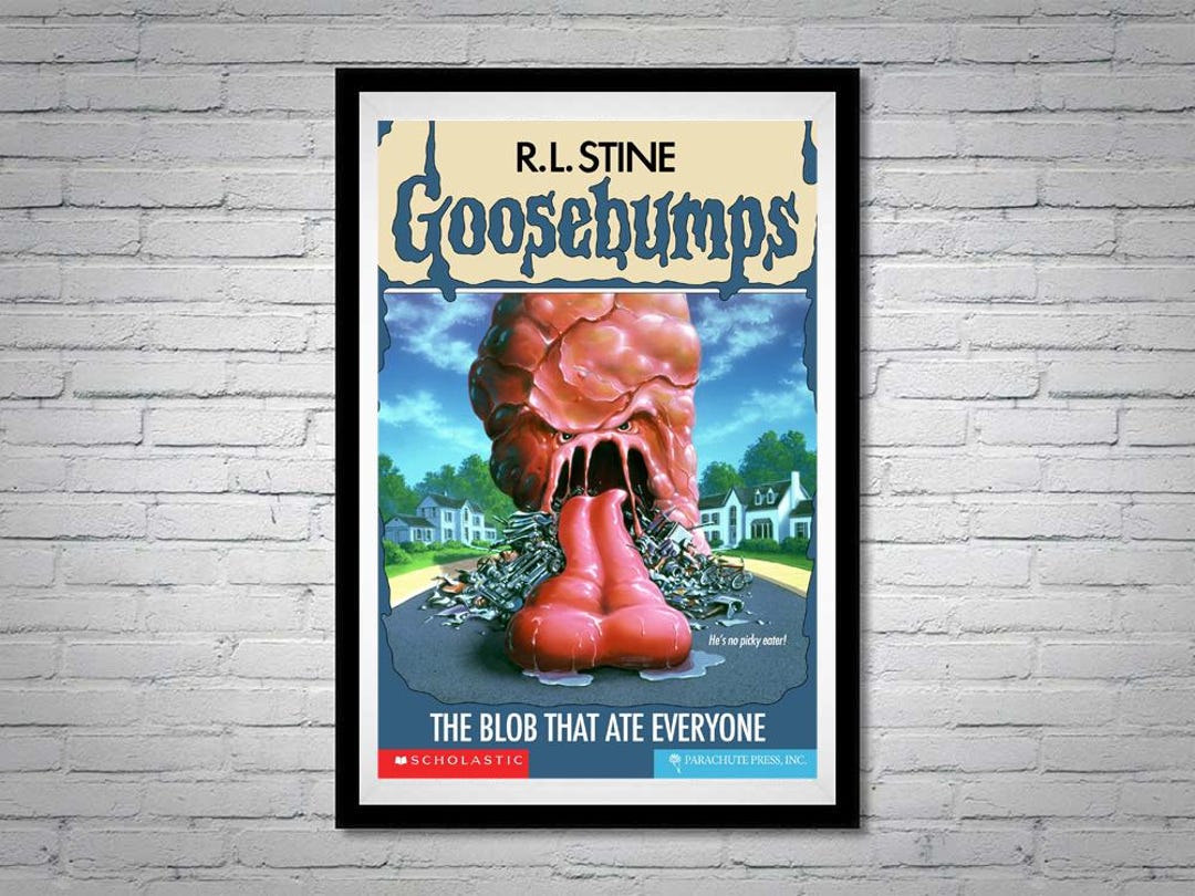 Goosebumps the Blob That Ate Everything Book Cover Poster - Etsy