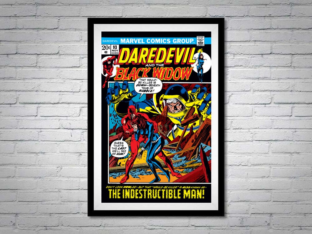 Daredevil the Man Without Fear Comic Book Poster Issue 93 ...