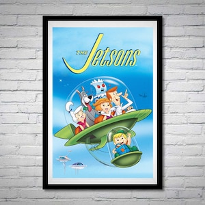 The Jetsons Poster George Jetson Jane Elroy Astro Judy Rosie - Etsy