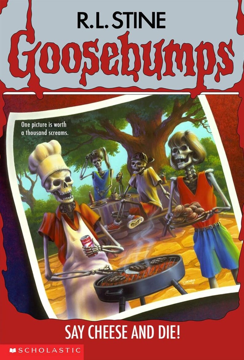 Goosebumps Say Cheese and Die Book Cover Poster Art - Etsy